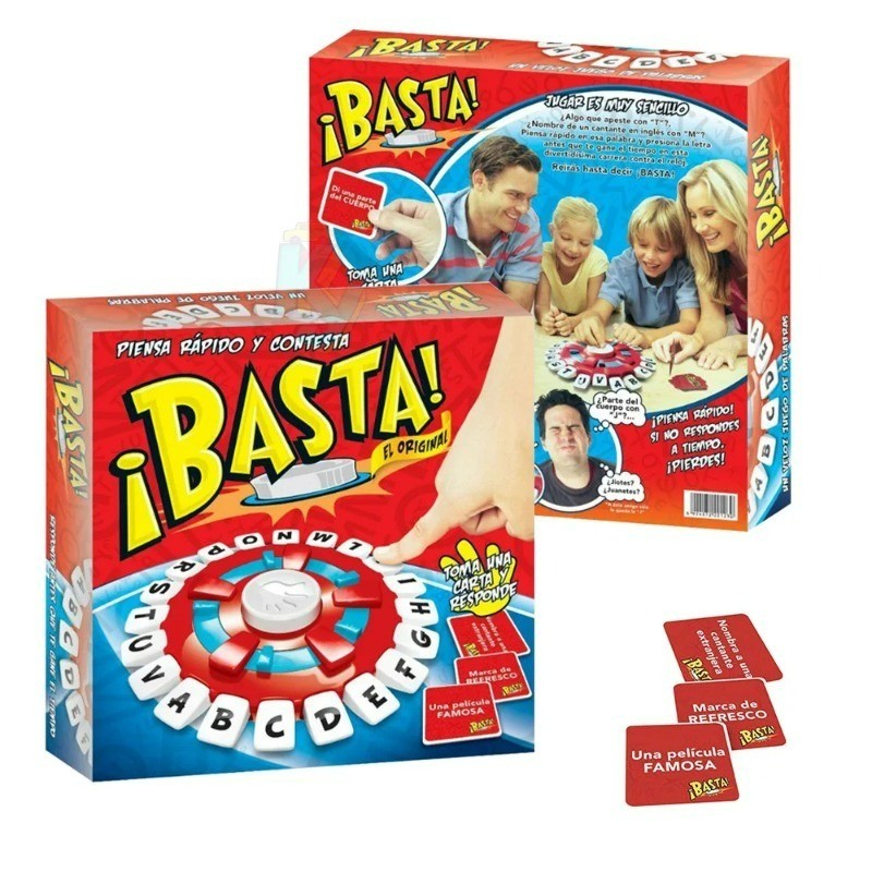 Portuguese Home Game Basta Word Game Version Think Word Board Game Fast Paced Family Gathering ...