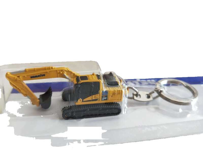 UH Genuine Komatsu Excavator Construction Vehicle Keychain Model Mobile ...