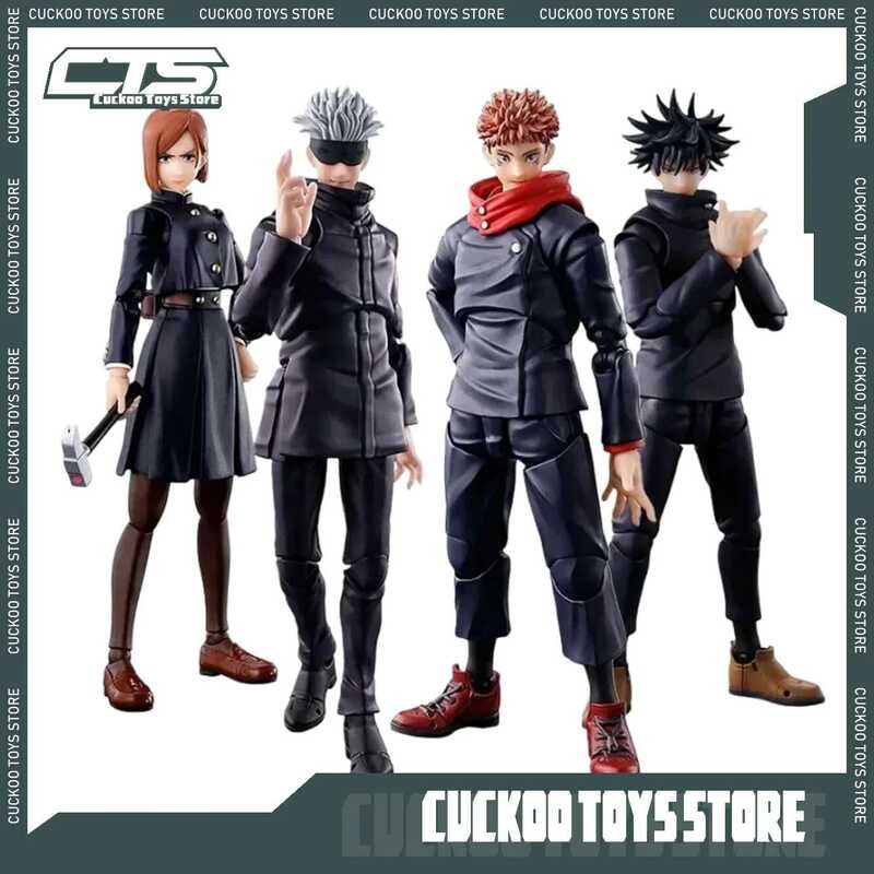 SHF 15Cm Pvc Jujutsu Kaisen Satoru Gojo Itadori Yuji Fushiguro Megumi ...