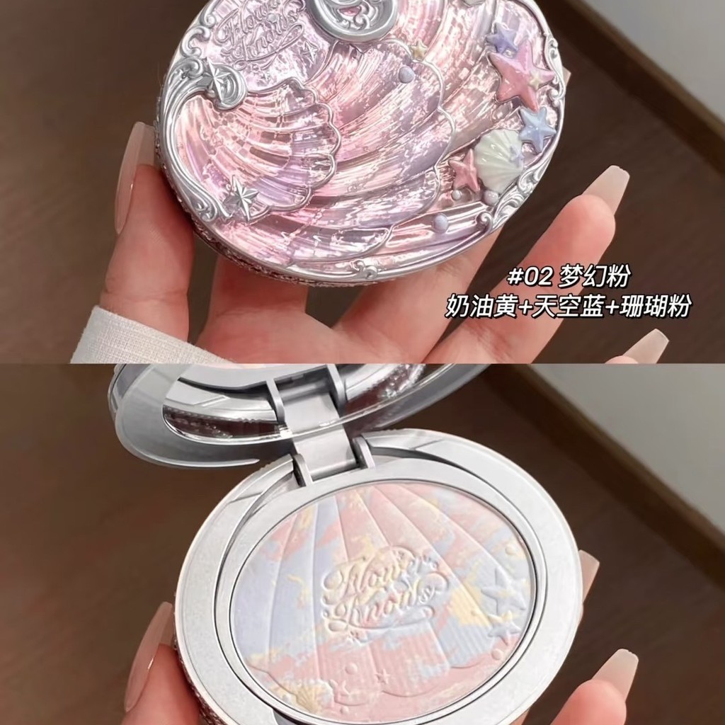 Flower Knows Shell Pearl Mixed Color Loose Power Matte Delicate Skin ...