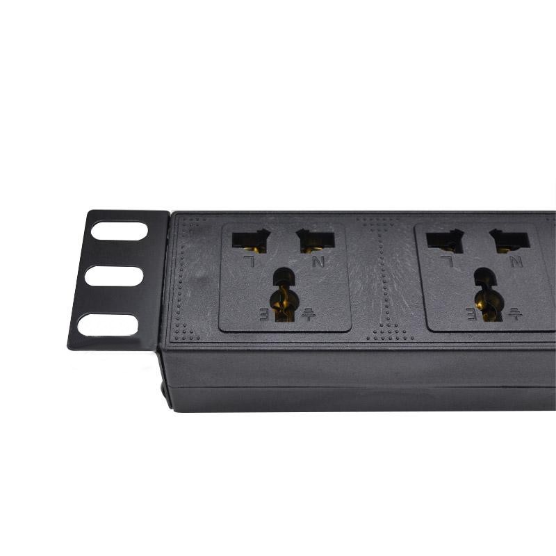 PRORACK 6 Slots Universal 19 Rack Mount PDU Power Distribution Unit ...