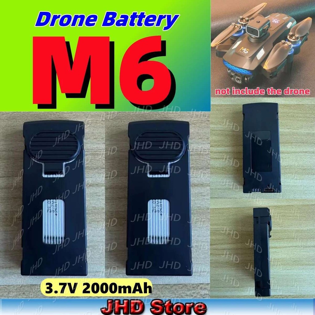 JHD 3.7V 2000mAh LiPo Backup 8K For M6 Mini Drone Battery Wholesale ...
