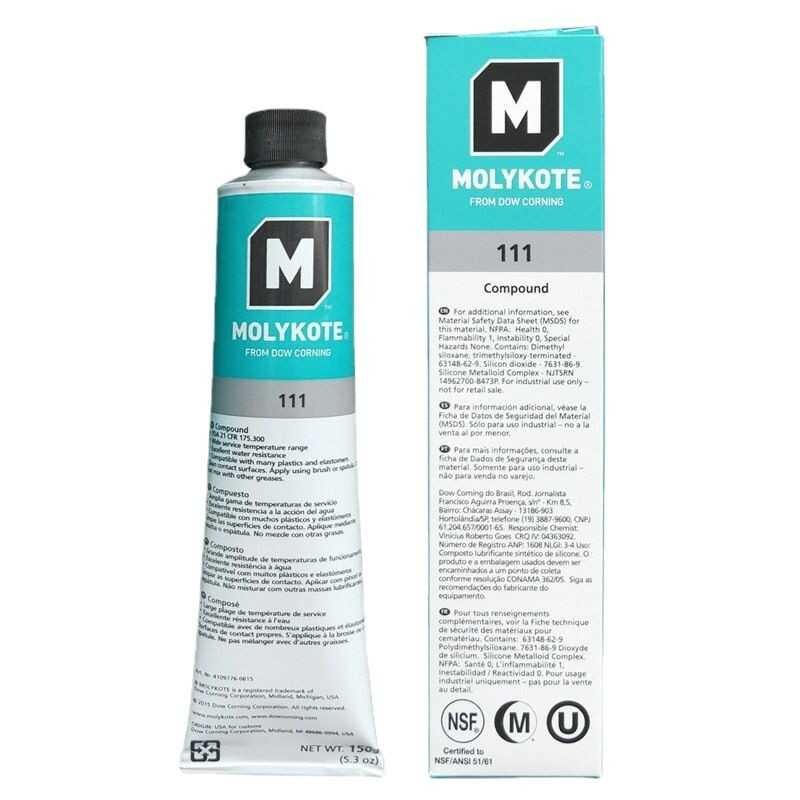 Corning 111 Dow silicone grease MOLYKOTE rubber silicone O-ring ...