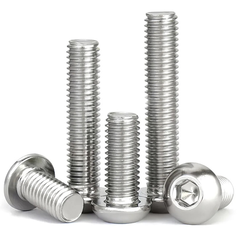 M5 M6 M8 M10 M12 304 Stainless Steel Round Pan Head Hex Hexagon Socket ...