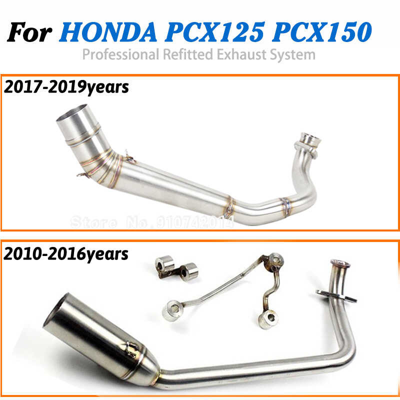 PCX 3 55 125 150 Buong System Exhaust Para Sa HONDA Pcx125 Pcx150 2010-2019 Motorcycle Scooter ...