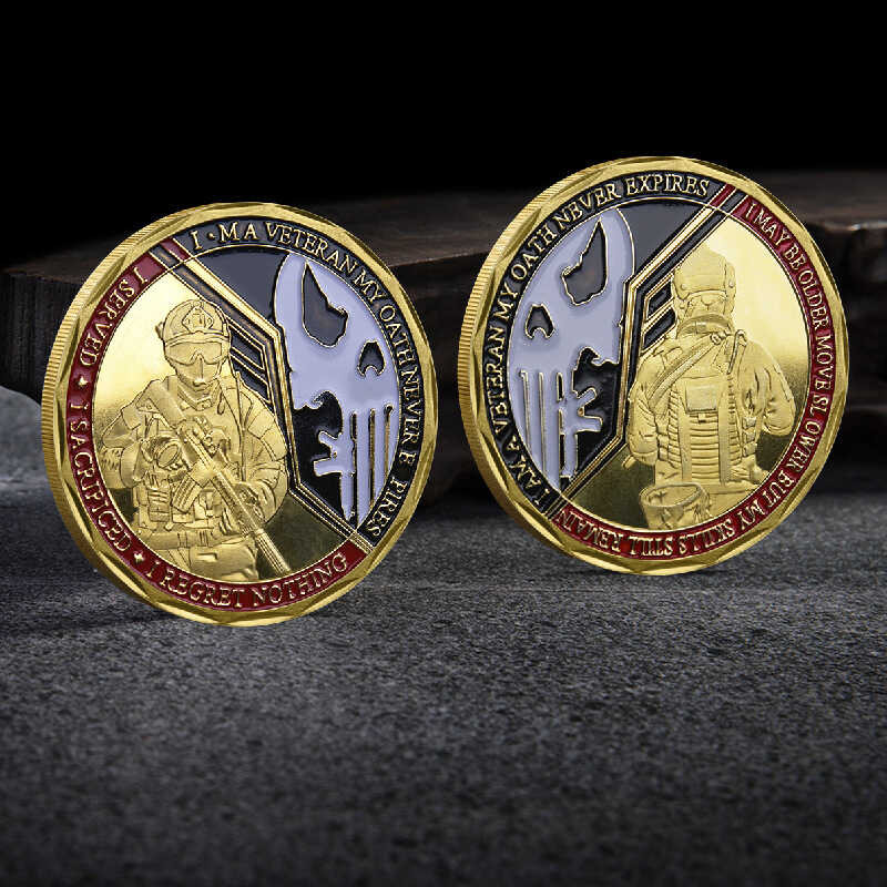 New Commemorative Coins, Military Commemorative Medals, Three ...