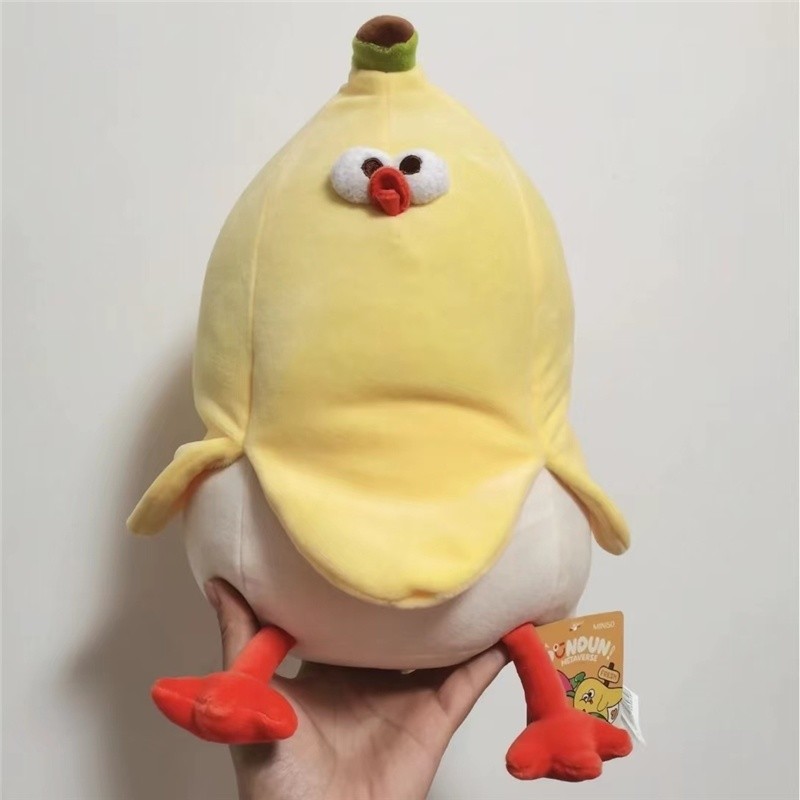 MINISO Fun Fruit Series Pier Pier Chicks Doll Cute Banana Pier Chicken ...