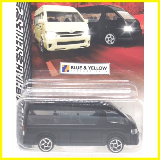 1/64 Toyota Hiace Diecast Scale Model Toy Car by Majorette Color Black ...