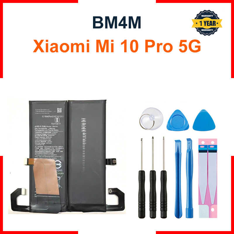 Mi Xiao 4500Mah Battery For Xiaomi Mi 10 Pro 5G Bm4m High Quality Phone ...