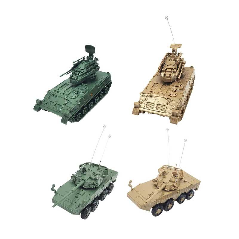 Scale 1:72 4D Tank Model Crafts DIY Armored Vehicles Tracked Crawler ...