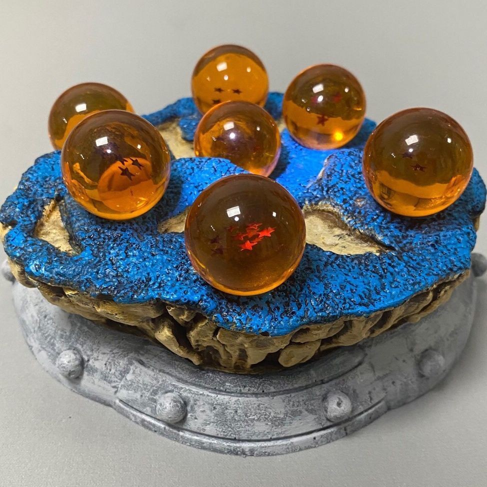 7 Crystal Dragon Ball Namco Resin Platform Summoning Divine Dragon ...