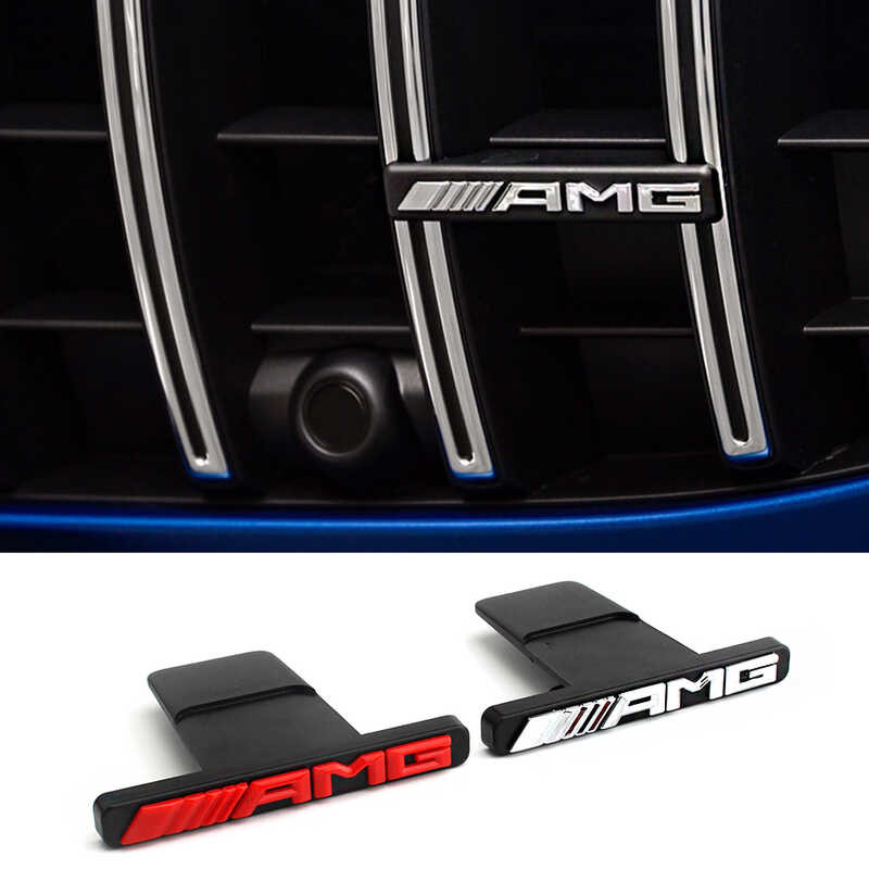 16 ABS AMG - Front Grille Badge Car Sticker Modification Accessories ...