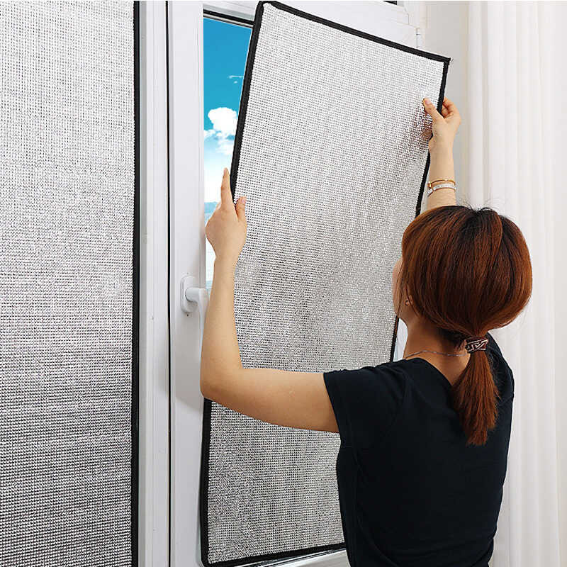 For Dedied Sliding Windows Glass Aluminum Foil Sun Shade Film Protector ...