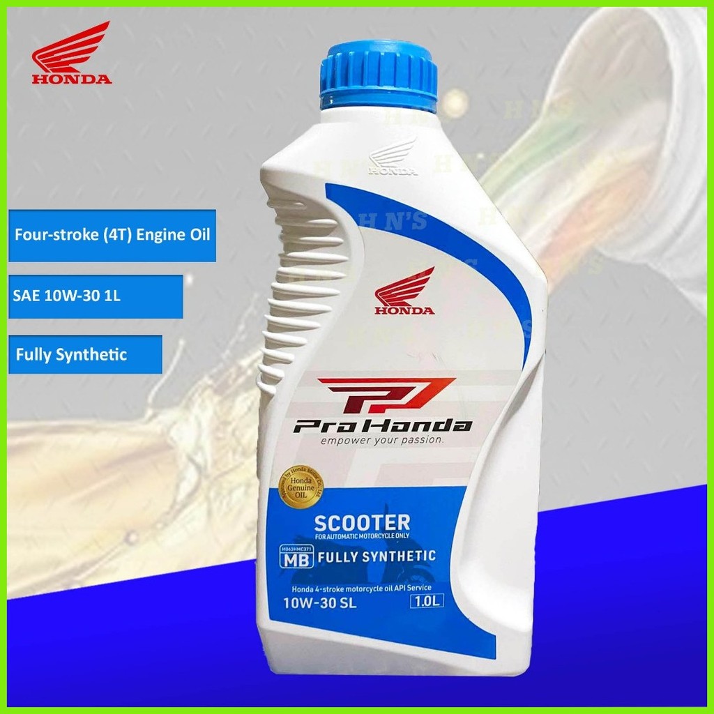 Honda Genuine Engine Oil Fully Synthetic 4T 10W-30 Scooter ( Pro Honda ...