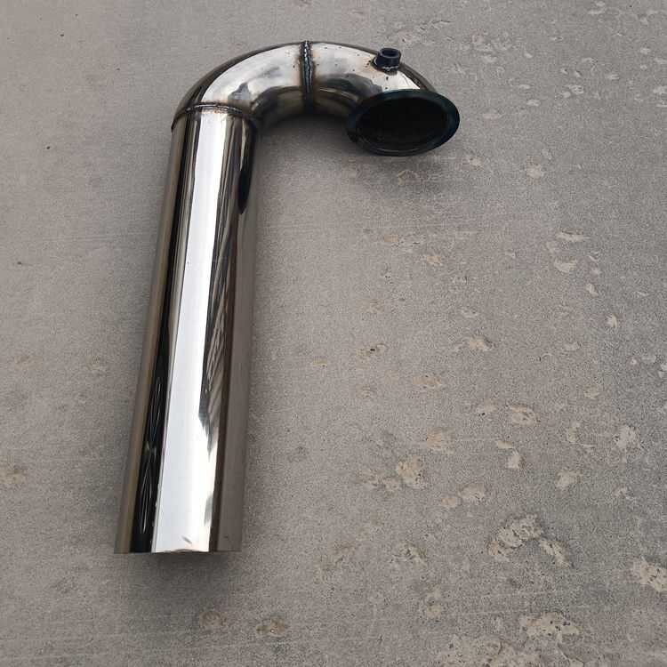 Modified Heavy Truck HOWO T7H muffler with integrated stainless steel ...