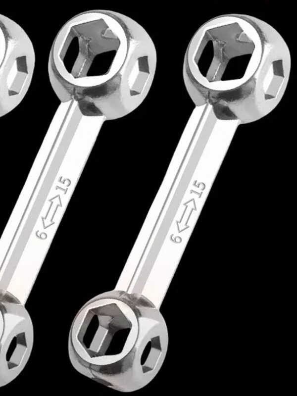 functional bone Multi wrench, hexagonal screw tool, portable ten in one ...