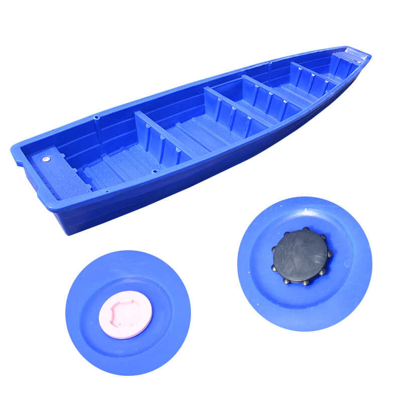thick plastic 6-meter boat, 4-meter double-layer cow tendon fishing ...