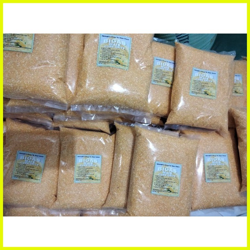 #10 #14 #12 #16 White and Yellow Corn Grits Bigas Mais 1kg | Shopee ...