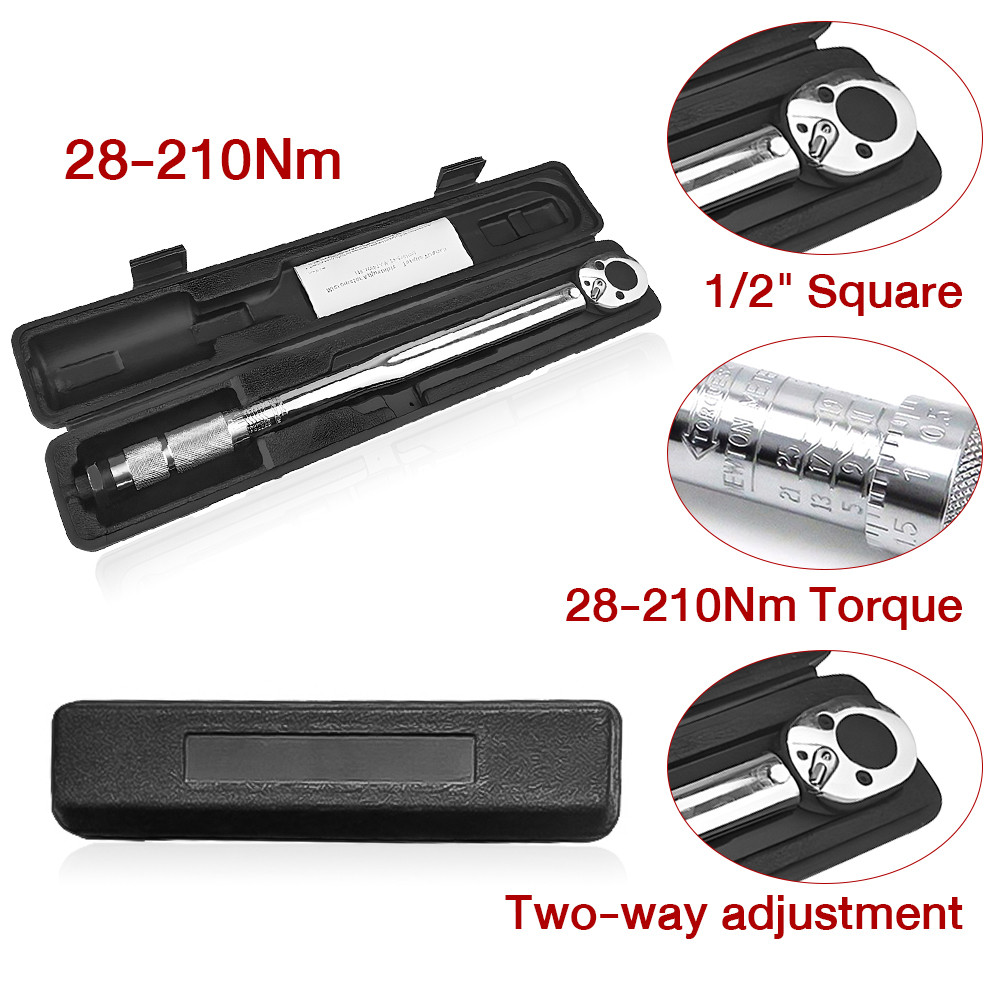 1/2dr Adjustable Torque Wrench Automatic Torque Wrench Set (28-210Nm ...