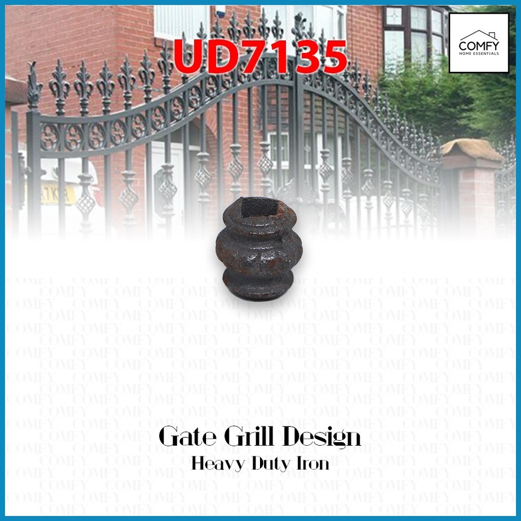 HEAVY DUTY Cast Window Door Iron Gate Grill Design Spear Sibat Arrow ...