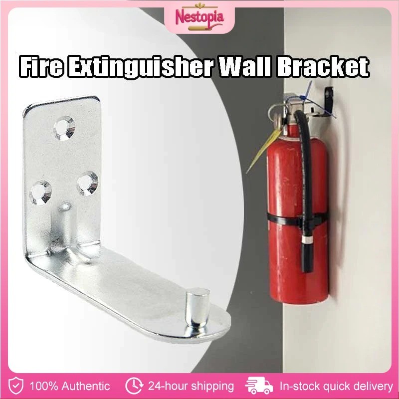Fire Extinguisher Hook L-shaped Iron Bracket Steel Fire Extinguisher ...