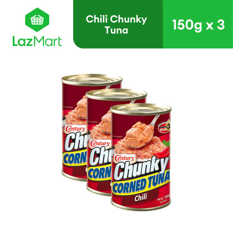Century Chunky Chili Corned Tuna 150G - Pack Of 3 | Shopee Philippines