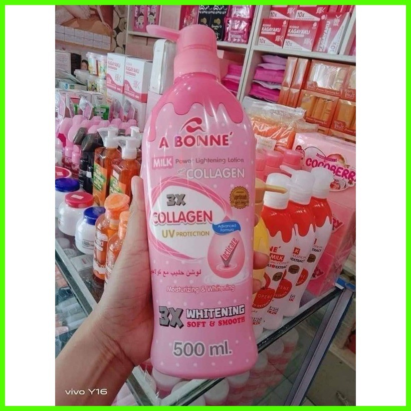 ∆ ABONNE LOTION MILK COLLAGEN 500ml.. | Shopee Philippines