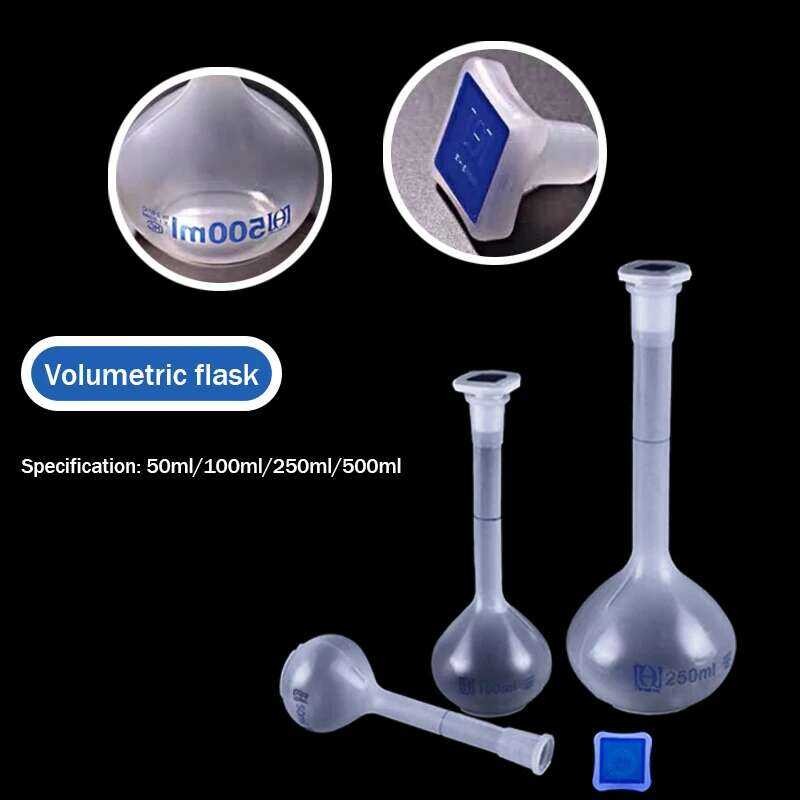 50Ml/100Ml/250Ml/500Ml PP W Graduated Volumetric Flask With Stopper ...