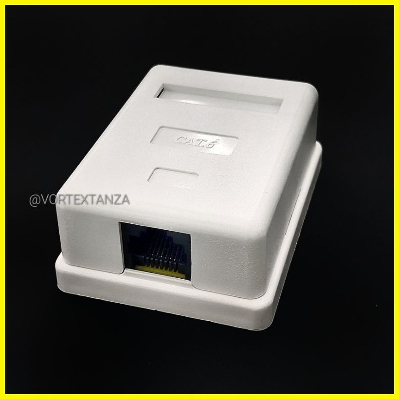 ๑ CAT5e / CAT6e MODULAR BOX ( SINGLE ) | Shopee Philippines