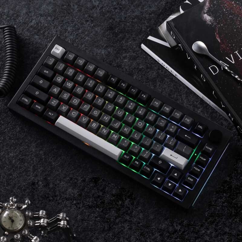 5075B Akko Plus Ansi/Iso 75% Nical Gaming Keyboard 3/5 Pin Hot Swap ...