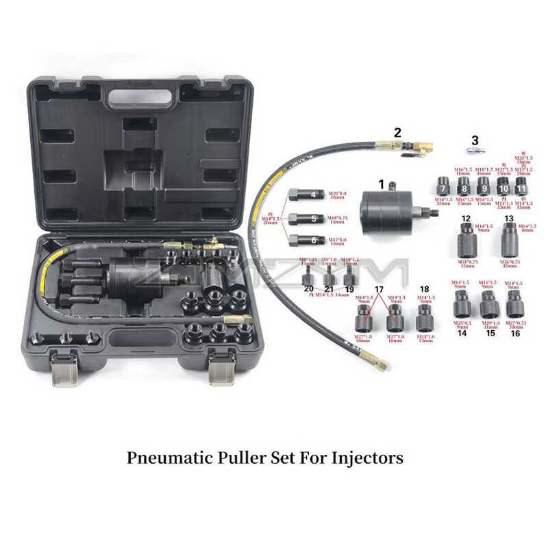 Common New Rail Diesel Fuel Injector Mer Tool Pneumatic Remov Puller ...