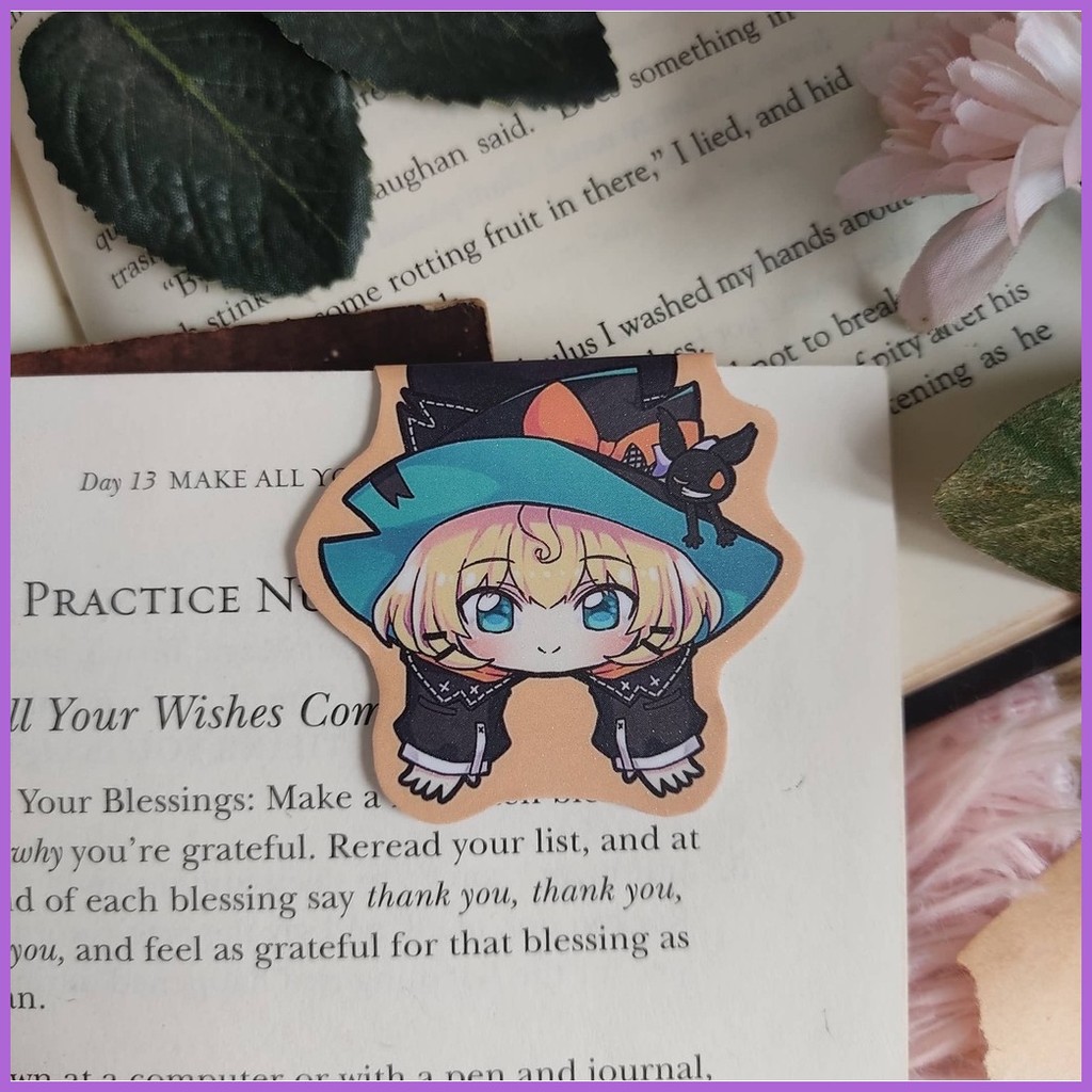 ⊕ § ETHYRIA Nijisanji EN Vtuber-inspired Chibi Magnetic Bookmarks ...