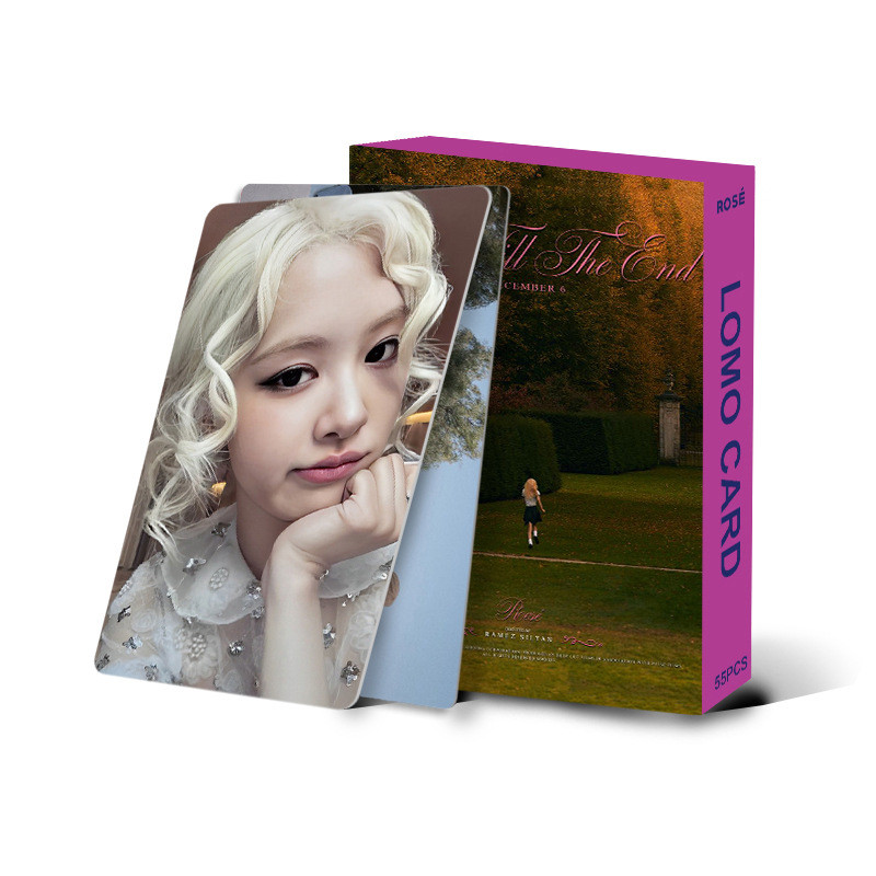 Kpop ROSE Solo Album Rosie Small Card BLACKPINK Collector Card Photo ...