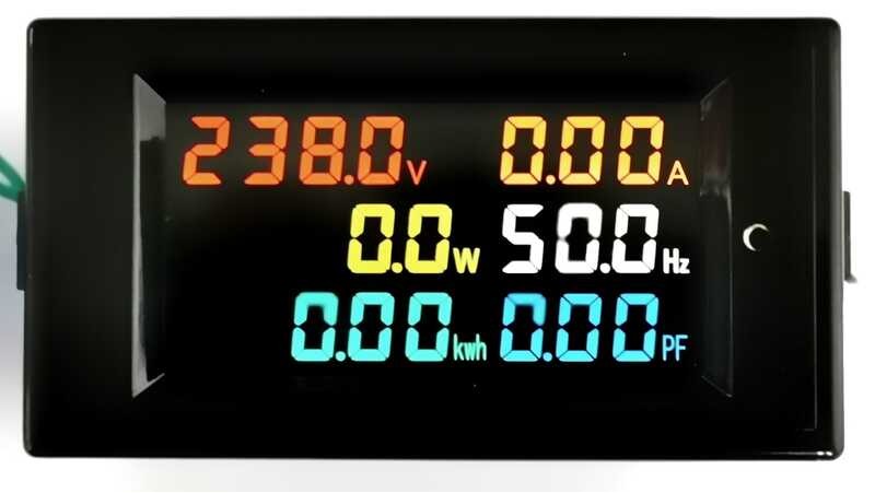 D69-2058 AC digital display voltage, current, power, frequency factor ...