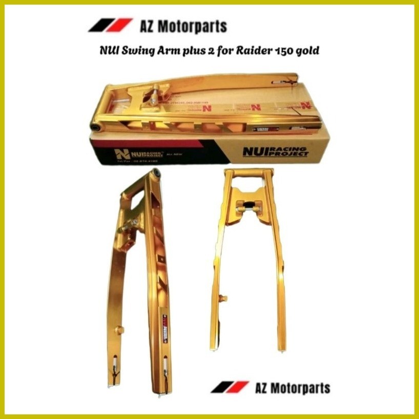 NUI Swing Arm plus 2 for Raider 150 gold | Shopee Philippines