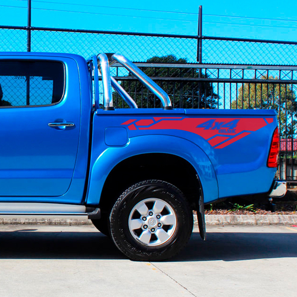 [Ready stock] 4X4 pair of car off-road stickers for Toyota Hilux Revo ...