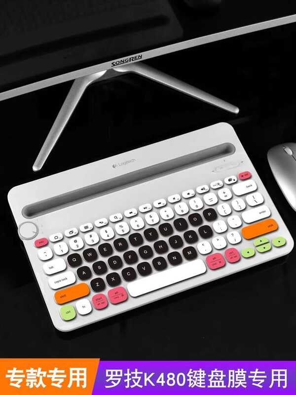 Logitech K480 Wireless Bluetooth Keyboard Protective Film K380 Key Full ...
