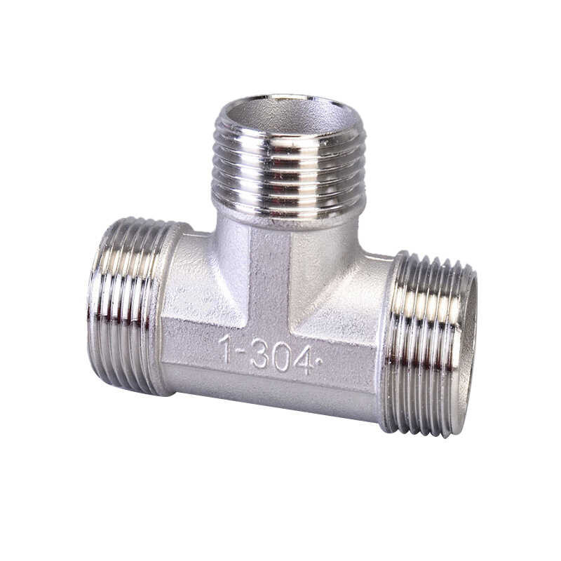 steel 304 stainless outer wire tee 2 minutes DN8-2 inches DN50 ...