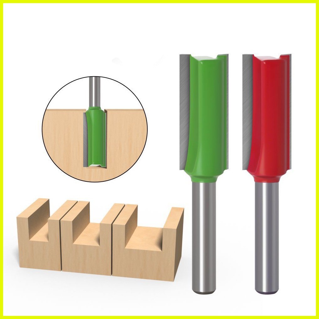 1/4" Shank Router Bit Carver Slotting Straight Cutter BitProfessional ...