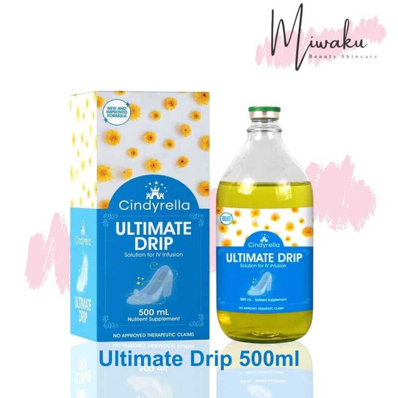 Cindyrella Gluta Drip 500ml - Ultimate Drip Beauty Transformation Multi-vitamins Pre-mixed ...