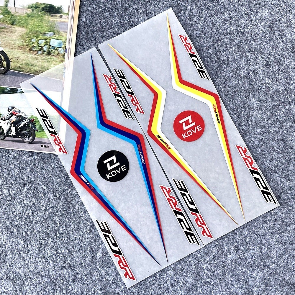 Reflective Motorcycle Head Modification Sticker Decor Moto Body ...