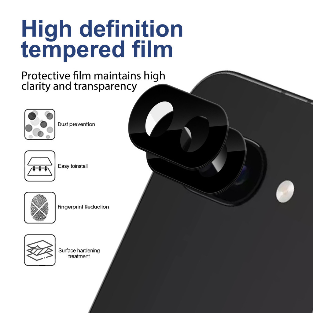 High Fit Anti-fingerprint Camera Lens Film for Google Pixel 9A Scratch ...