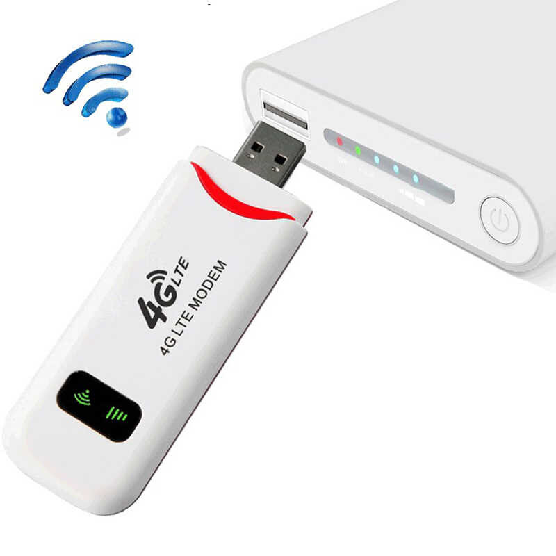 USB LTE Dongle 150Mbps Modem Mobile Broadband Sim Card Wireless WiFi ...