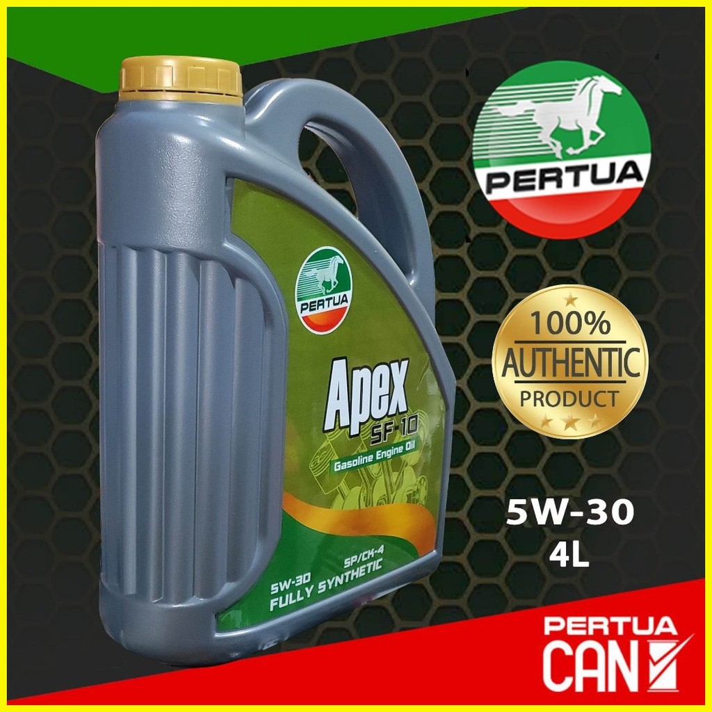 PERTUA Apex SF-10 5W-30 Fully Synthetic Gasoline Engine Oil 4L ( 4 ...