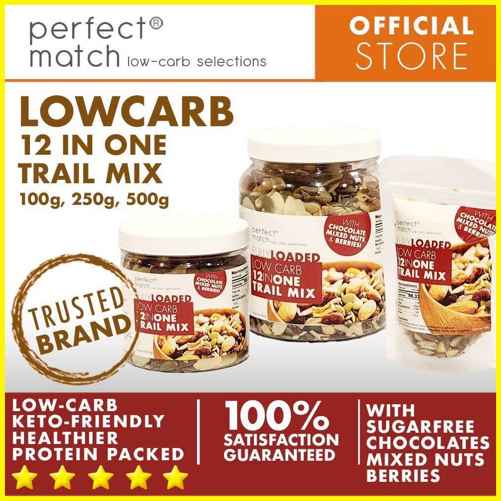 PerfectMatch Sugar-Free Trail Mix Chocolate Delight (250g) | Shopee ...