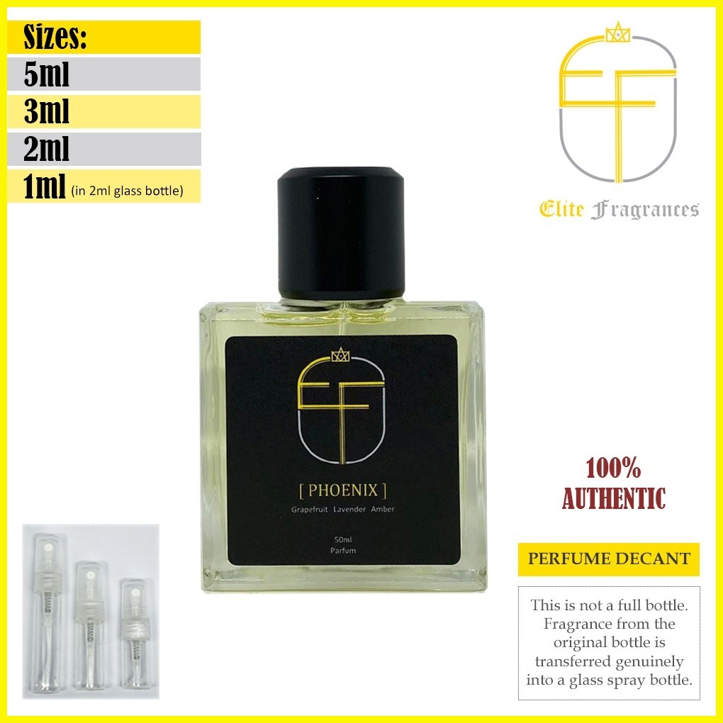 DECANT Elite Fragrances Phoenix Parfum (inspired by Deeōr Sūvage Elixir ...