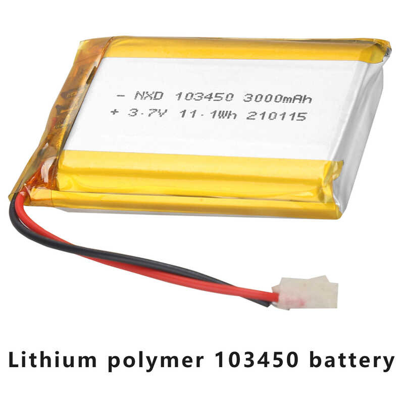 103450 7 3000mAh Replacement li-ion Lipo cells Lithium Li-Po Polymer ...