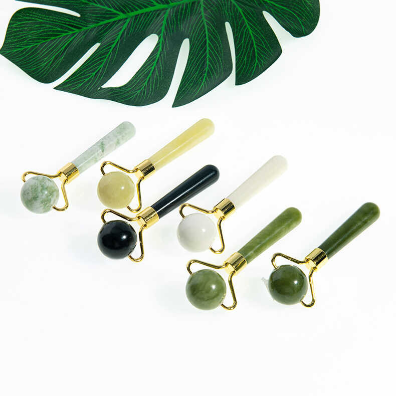 Green Phoenix Jade Ball Small Roller Facial And Eye Care Massage Hand ...