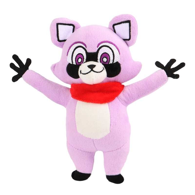Indigo Park Cute Purple Raccoon Plush Toy Anime Character Soft Fluffy ...