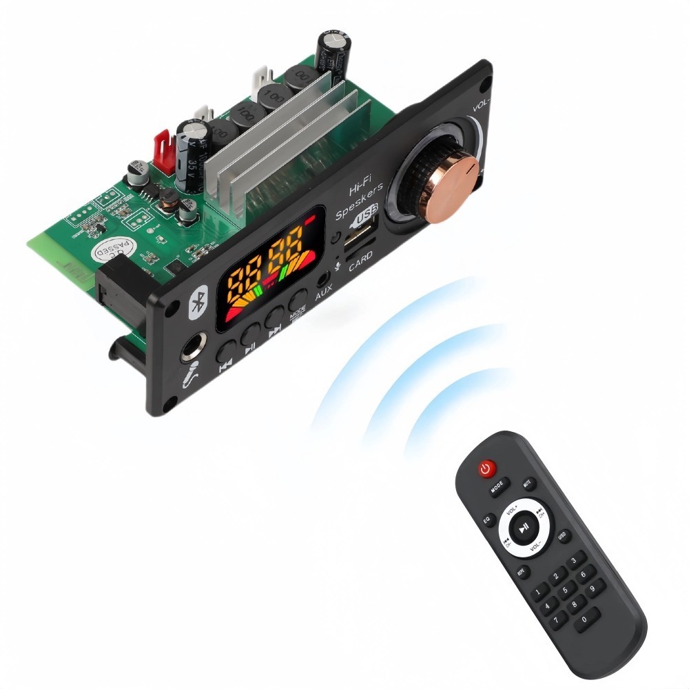 160w Amplifier Bluetooth 5 1 Mp3 Decoder Board 2 80w Audio Player 12v Diy Mp3 Player Car Fm